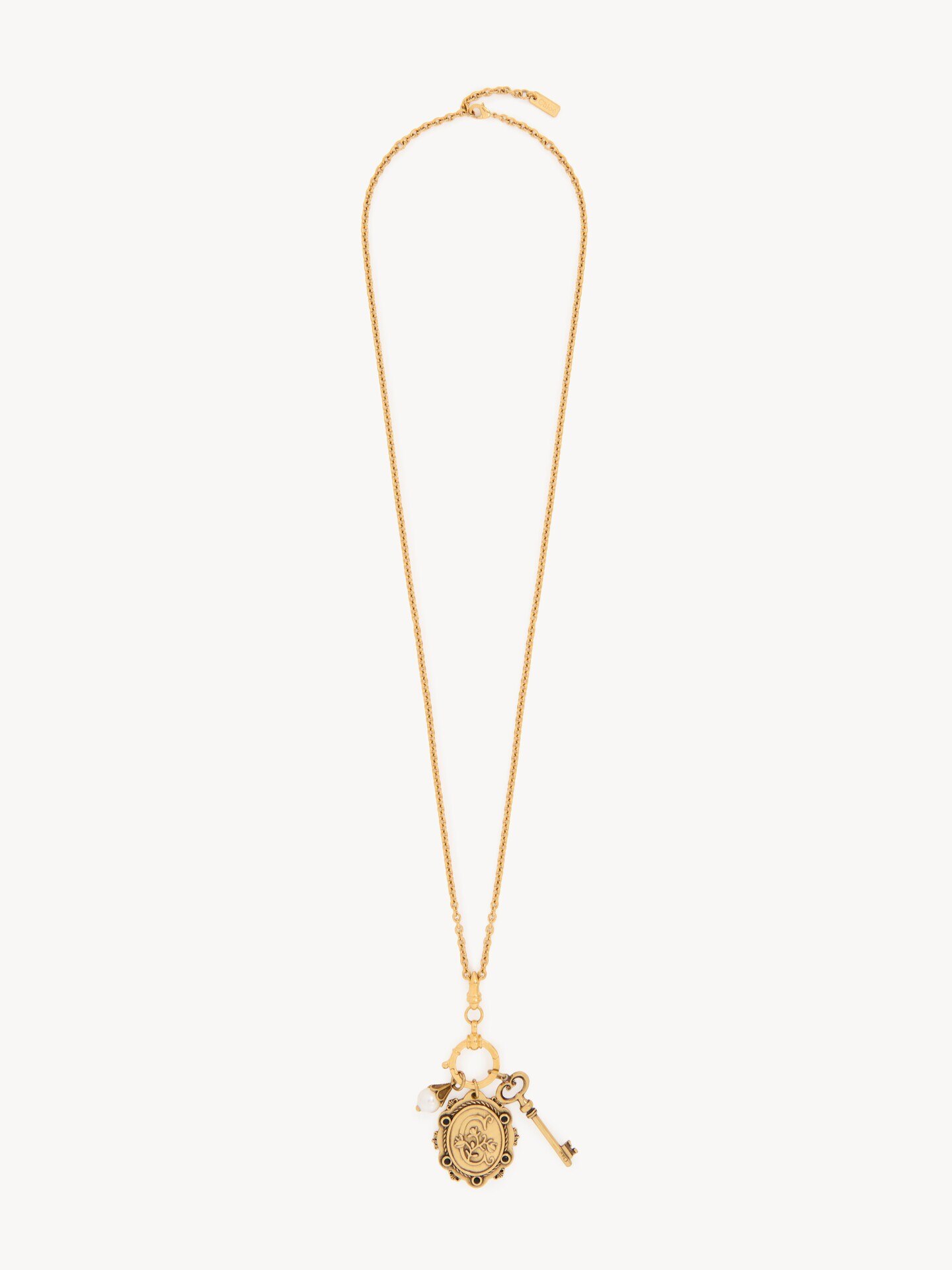 The Château Treasures pendant necklace Vintage Gold - Chloé